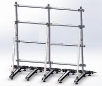 China Custom Sizes Lighting Video LED Display Wall Ground Stand Support for Outdoor Events for sale