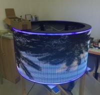 China HD full color curved led tv display screen for indoor led advertising display screen curve for sale