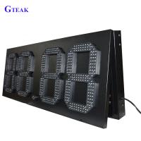 China shenzhen guangzhou gas station price board red white blue green  7 segment digital led  gas price sign for gas station for sale