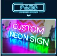 China Personalized electronic wall decoration indoor outdoor happy birthday wedding letter light bar acrylic custom led neon sign for sale