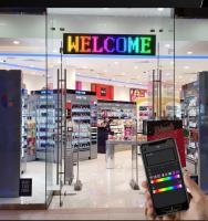 China App Control Waterproof Flexible RGB LED Car Window Devil Eye Light for Business OPTIONAL Panel Size No Touch Screen Type for sale