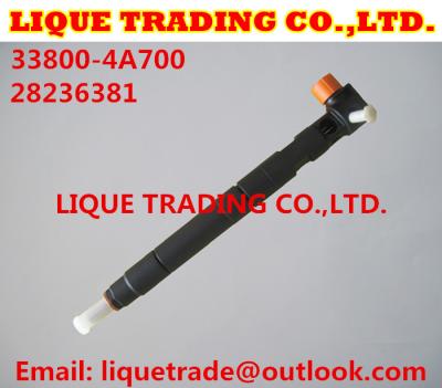 China DELPHI Genuine Common Rail Injector 28236381 for HYUNDAI Starex 2.5 Euro V 33800-4A700 for sale