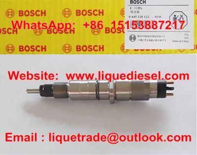 China BOSCH Original Common Rail Injector 0445120122 for CUMMINS ISLE DCEC Nozzle DLLA144P1707 for sale