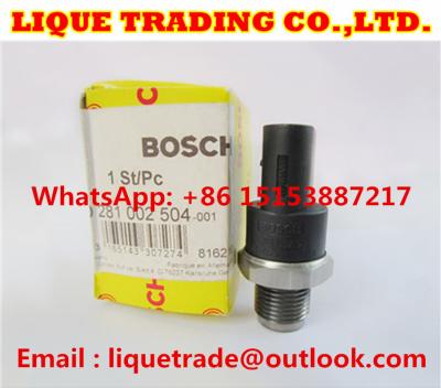 China BOSCH Original Fuel Pressure Sensor 0281002504 0 281 002 504 for Audi Mercedes VW for sale