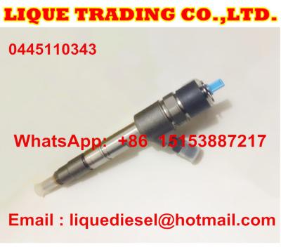 China Genuine Common Rail Injector 0445110343 0445110412 for JAC Refine 2.8L 4CYL for sale