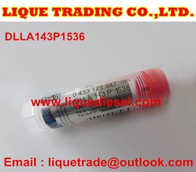 China BOSCH Genuine Common Rail Nozzle DLLA143P1536 0433171947 for 0445120054 for sale