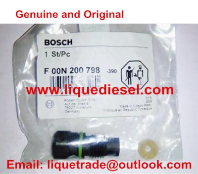 China Genuine Bosch Overflow Valve F00N200798 Relief Valve for Common Rail Fuel Systems for sale