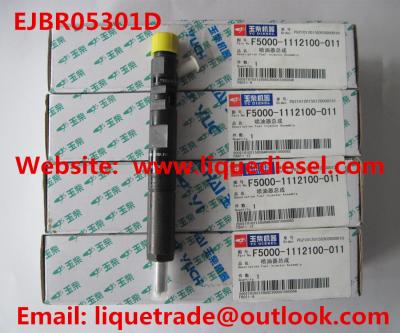 China Original Common Rail Injector EJBR05301D for YUCHAI 2.6L 4F Engine F50001112100011 for sale