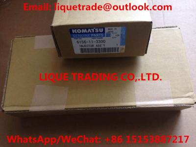 China Denso Common Rail Injector 095000-1211 6156-11-3300 for Komatsu Genuine New for sale