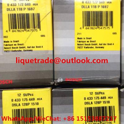 China BOSCH Common Rail Injector Nozzle 0433172040 DLLA118P1697 Genuine New for sale