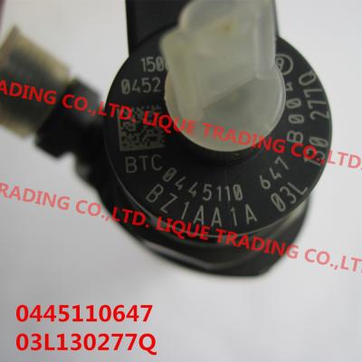 China BOSCH Common Rail Fuel Injector 0445110369 0445110647 for VW Audi 2.0 TDi for sale