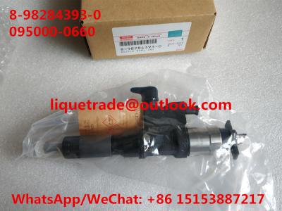 China DENSO Common Rail Injector 8-98284393-0 095000-0660 Genuine New for ISUZU 8982843930 for sale
