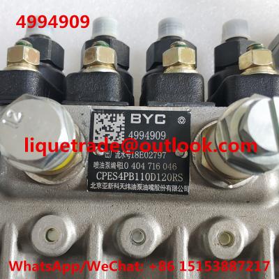 China BYC Common Rail Fuel Pump 4994909 10404716046 CPES4PB110D120RS for Cummins for sale