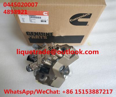 China BOSCH Common Rail Fuel Pump 0445020007 4898921 for Cummins IVECO 5801382396 for sale