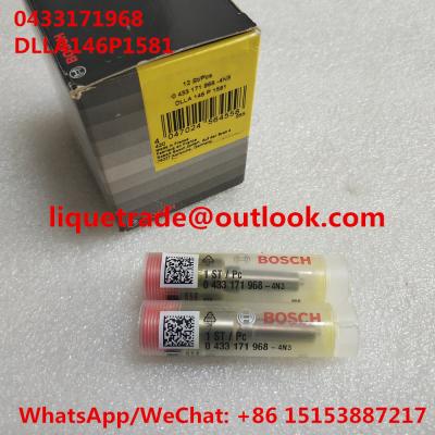 China BOSCH Genuine Fuel Injector Nozzle DLLA146P1581 0433171968 for 0445120067 04290987 for sale
