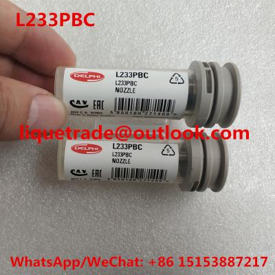 China DELPHI Genuine Common Rail Injector Nozzle L233PBC 233 New OEM for sale