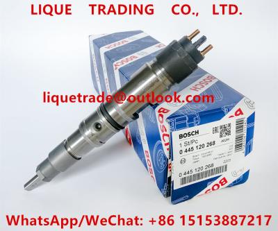 China BOSCH Common Rail Fuel Injector 0445120268 for DOOSAN DL06S Engine 40090300046 for sale