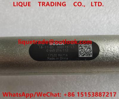 China BOSCH Common Rail Fuel Rail 0445214112 for Nissan 17520-MA71A ZD30 140kW for sale