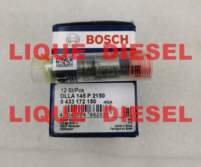 China BOSCH Genuine Common Rail Fuel Injector Nozzle 0433172150 DLLA145P2150 for sale