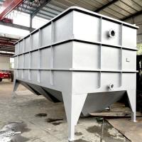 China 10000 Kg Lamella Clarifier Settlers Plate Clarification System For River Water Purification Treatment In Motor Tank Panel for sale