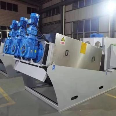 China Automatic Running Screw Press Sludge Dewatering Machine with 95%-99% Inlet Moisture Content and 10-15m³/h Productivity for sale
