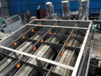 China Operation Automatic Running SUS304 Stacked Volute Screw Press Machine For Food Wastewater Treatment for sale