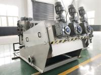 China Operation Automatic Running SUS304 Stacked Volute Screw Press Machine For Food Wastewater Treatment for sale