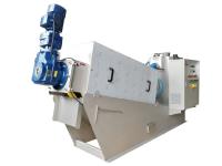 China Operation Automatic Running SUS304 Stacked Volute Screw Press Machine For Food Wastewater Treatment for sale