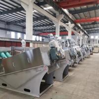 China Dewatering Sludge Treatment Screw Press Automatic Filter Press Machine for Building Material Shops 3580mm*1320mm*1760mm for sale