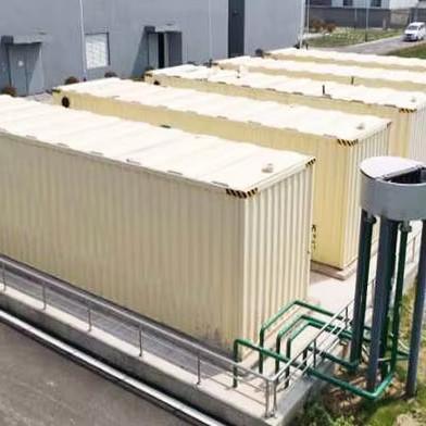 China 50m3-1000m3/Day Capacity Containerized Mbr Membrane Bioreactor For Bio Medical Waste Water Treatment System Equipment for sale