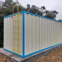 China Small Industrial MBR Packaged Sewage Treatment Plants with Electric Auto Control PLC  Reduce 95% CODcr and BOD5 for sale