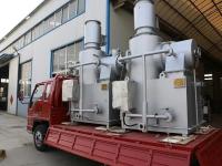 China Blue Urban Life Garbage Incinerator For Home Hospital And Municipal Waste To Energy Conversion for sale
