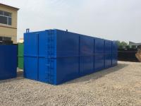China Reduce 95% CODcr And BOD5 Mobile Containerized Packaged Sewage Treatment Plant Equipment For Affordable Domestic Treatment for sale