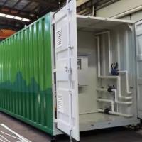 China 50/100/200m3/d MBR Bioreactor Containerized Sewage Treatment Plant With Electric Auto Control PLC  Compact Design for sale