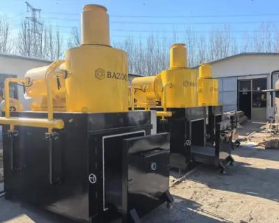 China 15kg-10t Per Batch Capacity Hospital Waste Incinerator with Double Wall Refractory Lined and 1 Year Warranty for sale