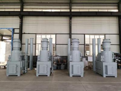China Customizable Size Industrial Waste Incinerator with 800-1200 Degrees Celsius Range and Carbon Steel Construction for sale