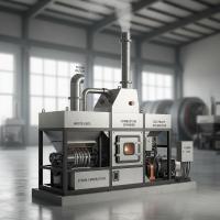 China 800-1200°C Household Waste Incinerator ≥99% Combustion Efficiency Automatic for sale