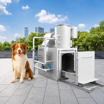 China Automatic 50-1000kg Smokeless High Capacity Hospital Medical Waste Incinerator for sale