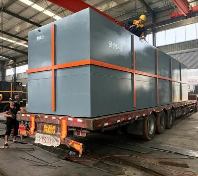 China Motor Driven MBR Industrial Integrated Sewage Domestic Wastewater Treatment Equipment Package Domestic Sewage Treatment Plant for sale