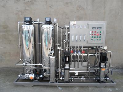 China 1 ton/Hour Capacity Reverse Osmosis Water Treatment Equipment with 99% High Purity and Removes 95-99% Of Pollutants for sale
