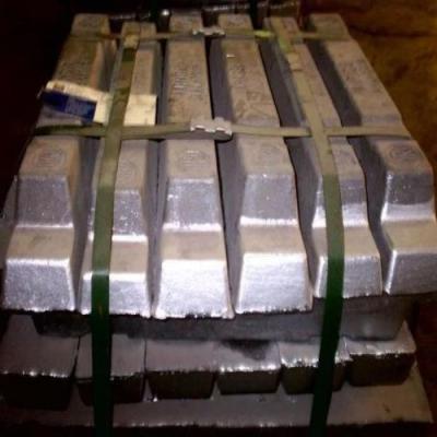 China High Boiling Point Bright Silver Magnesium Ingot For Fire Extinguisher for sale