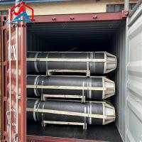 China 100-750mm Graphite Electrodes UHP HP RP Graphite Electrode For Eaf Lf Furnace for sale