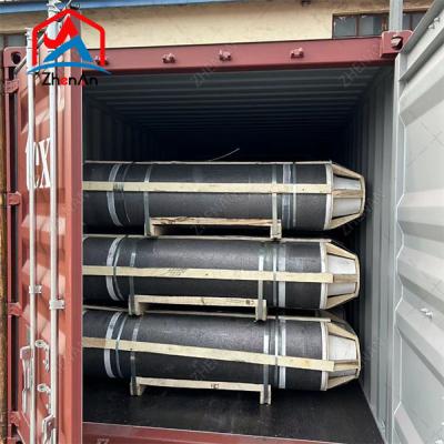 China 100-750mm Graphite Electrodes UHP HP RP Graphite Electrode For Eaf Lf Furnace for sale