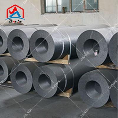 China Dia 75mm-700mm L1800-2700mm UHP HP RP graphite electrode With 4tpi 4tpil Nipple For Eaf Lf for sale