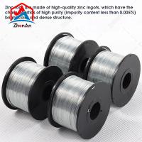 China 99.995% Good Electric Conductivity Pure 1.2mm 1.6 Mm Zinc Wire For Arc Spray Machine for sale