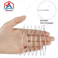 China Construction Industry Aluminum Stitching Wire Galvanized Finish Strong Pliable For Concrete Work for sale