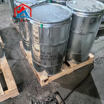 China Fe Vanadium 80 Grade Lumps Low Impurity Black Silver Colour Applied In Aerospace Steel Making for sale
