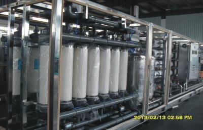 China Single Stage Reverse Osmosis Seawater Desalination Equipment With Water Treatment for sale