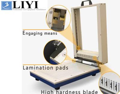 China 0.1mm Precsion Manual Adhesive Testing Equipment / Sample Cutter For Tape for sale