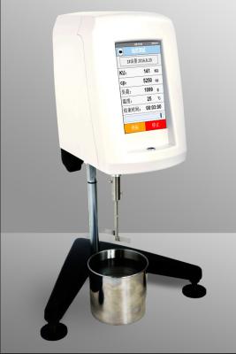 China ±0.3 Accuracy Adhesive Testing Equipment 5 Inch Color Strmer Viscometer Sample Viscosity Meter for sale